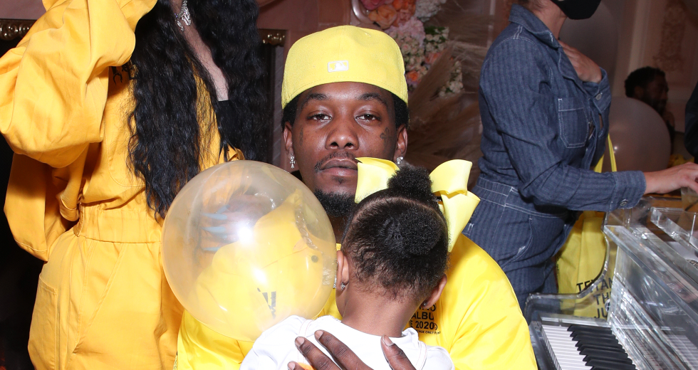 Offset's Daughter Kulture Won't Let Him Leave The House