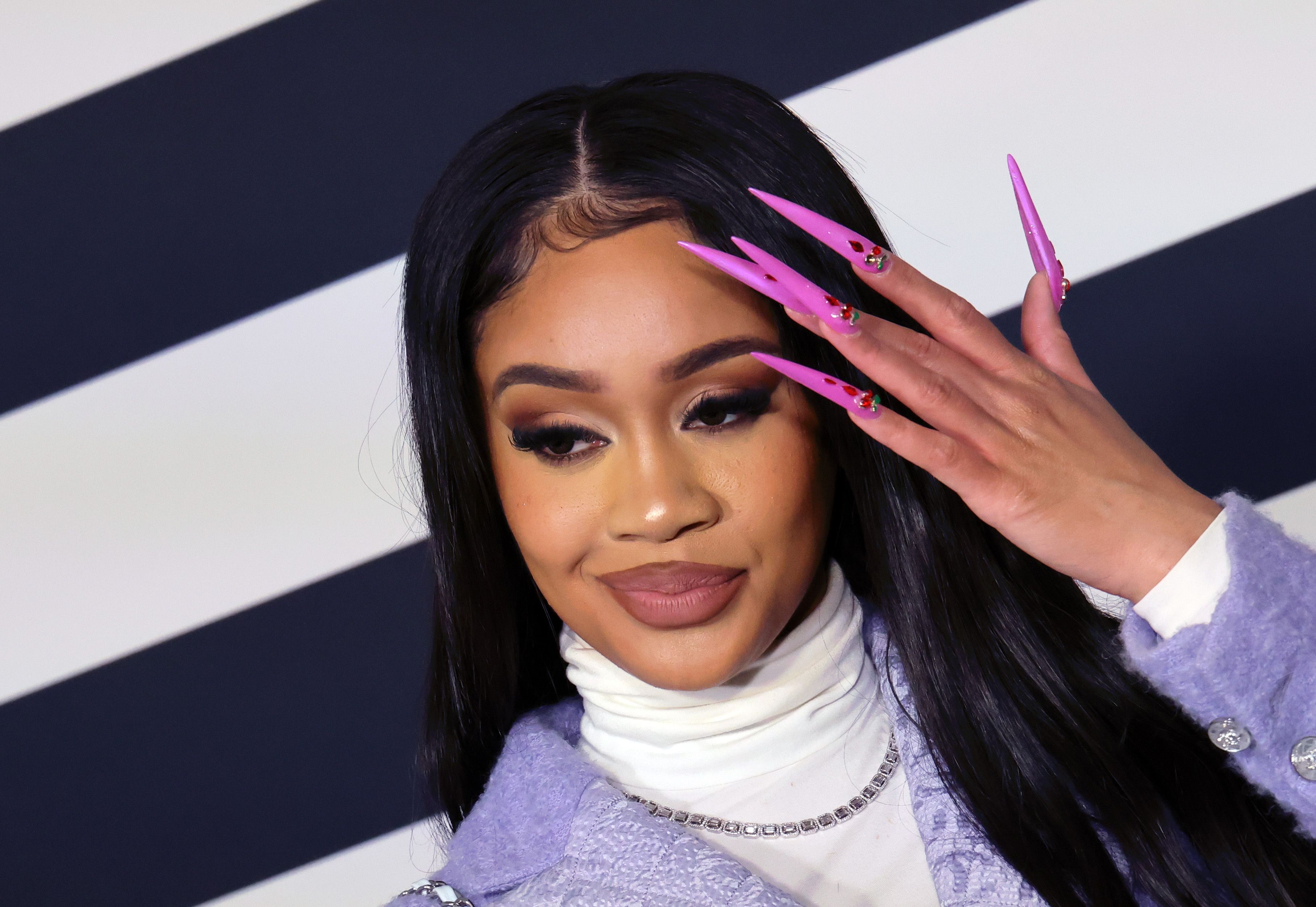 Saweetie Stuns In Nude Bubble Bath Photos On Instagram