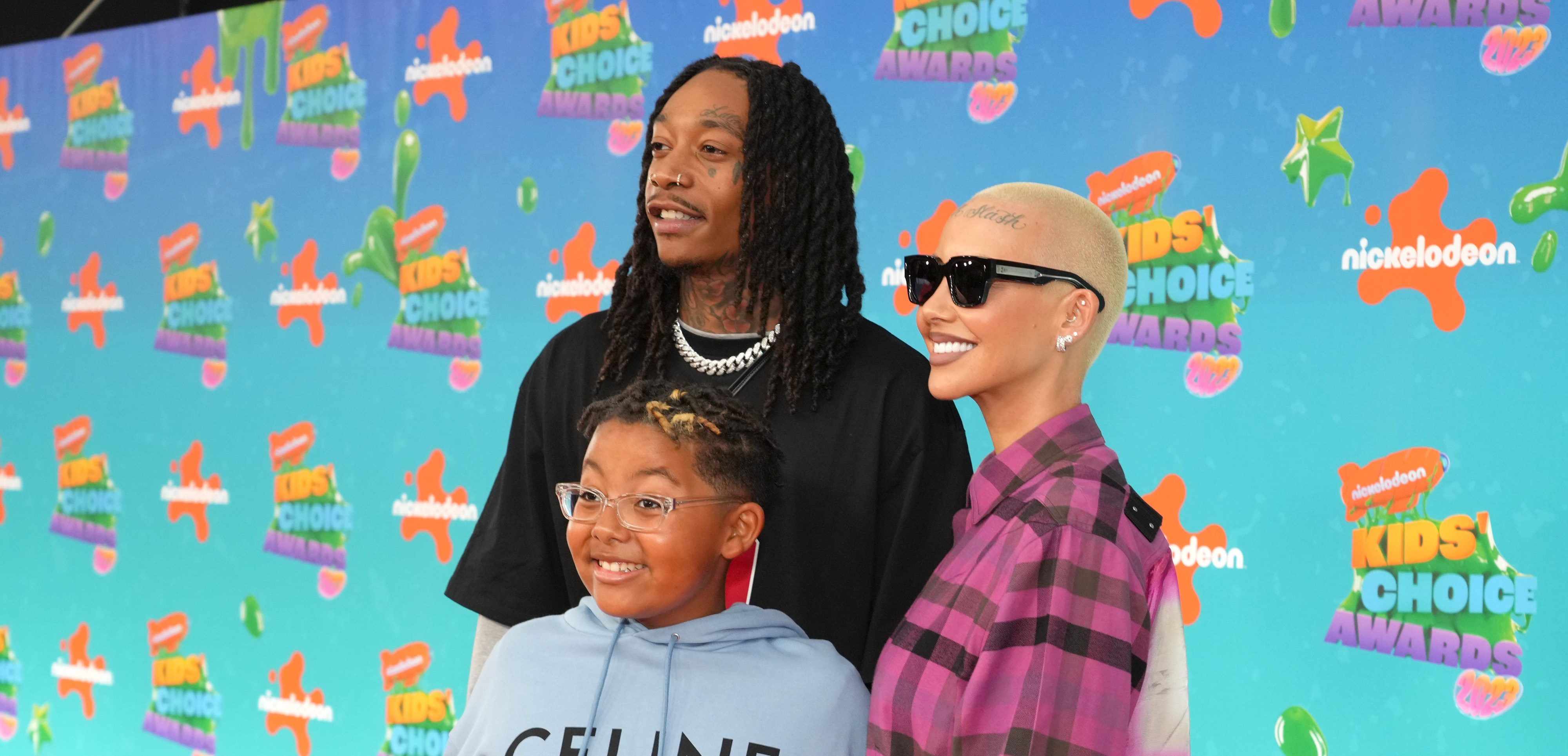 Wiz Khalifa & Amber Rose Support Son As Co-Parents At His Graduation
