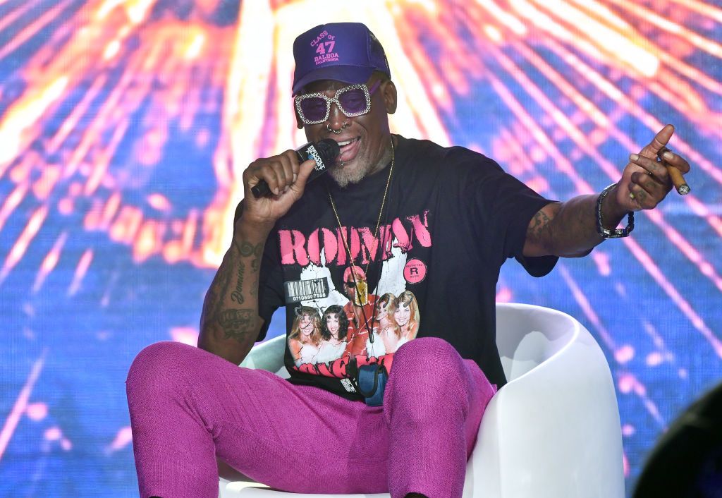Dennis Rodman Called "Crazy" By Yella Yella For Face Tattoo Of Her Face