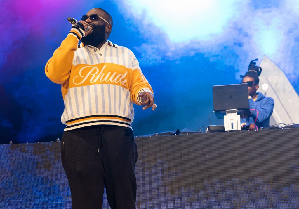 Rick Ross' Pool Party Guest Arrives Via Parachute