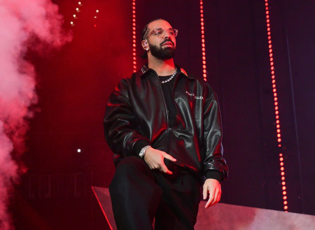 Drake Gets Comically Large Bra Thrown At Him On Stage