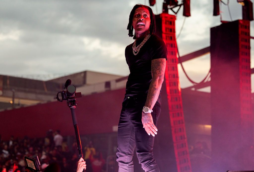 Lil Durk Walks Out With Drake At LA "It's All A Blur" Show