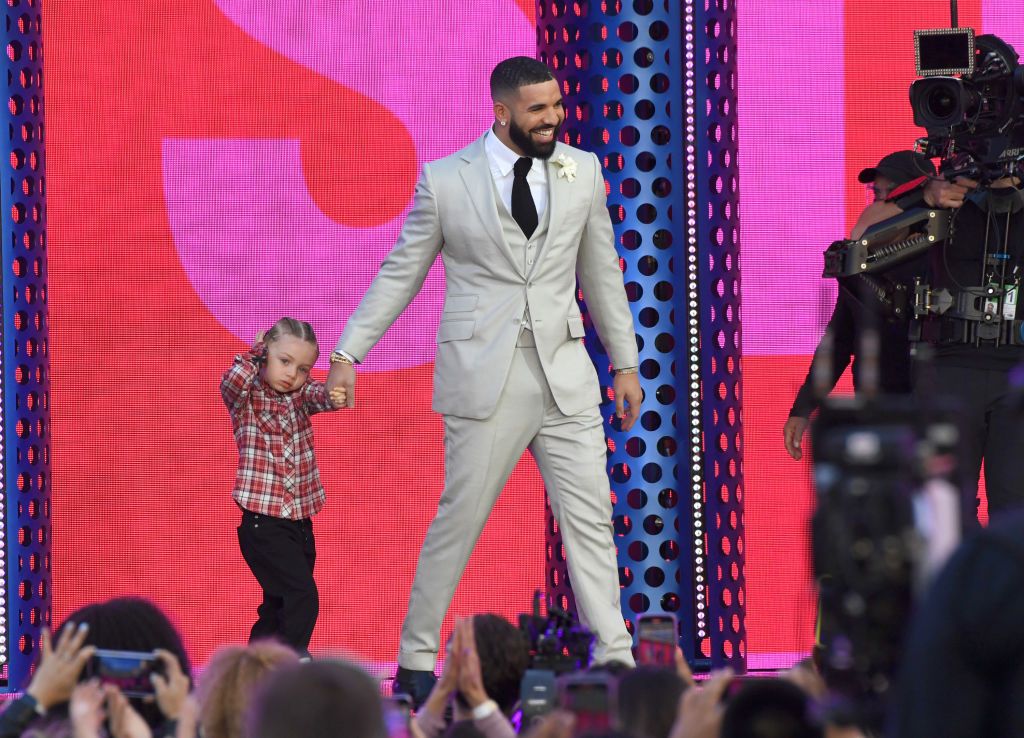 Drake's Son Adonis' Mother, Sophie Brussaux, Supports Him At Toronto Show