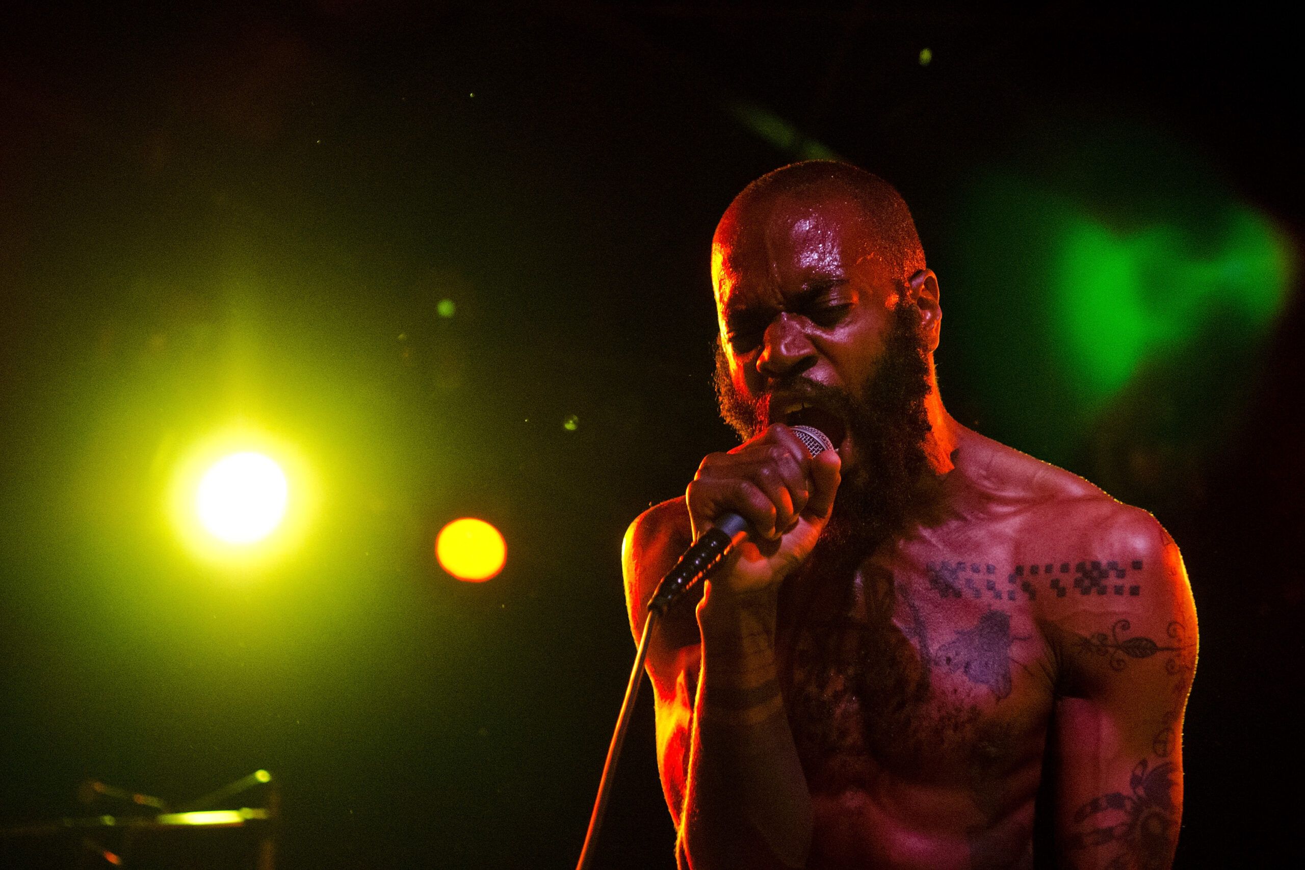 Death Grips Walk Off Stage After Being Pelted With Glow Sticks