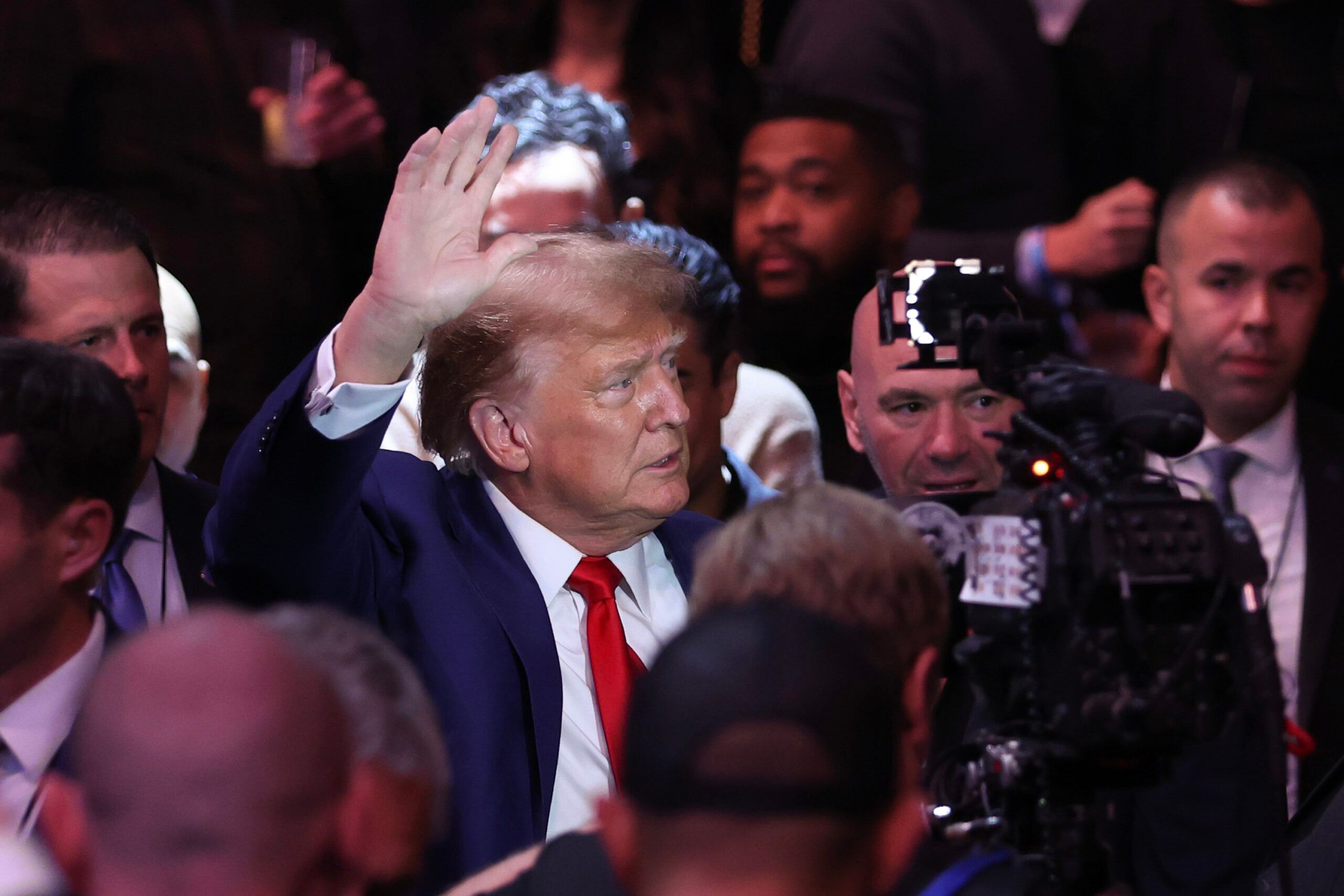 Donald Trump Lusts Over Ring Girl At UFC 296