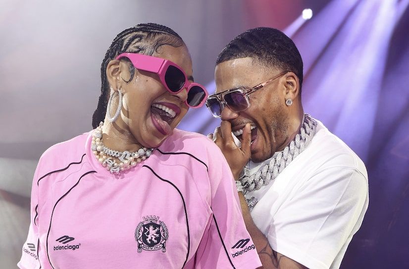 Nelly & Ashanti Spend Adorable Valentine's Day In The Club: Watch
