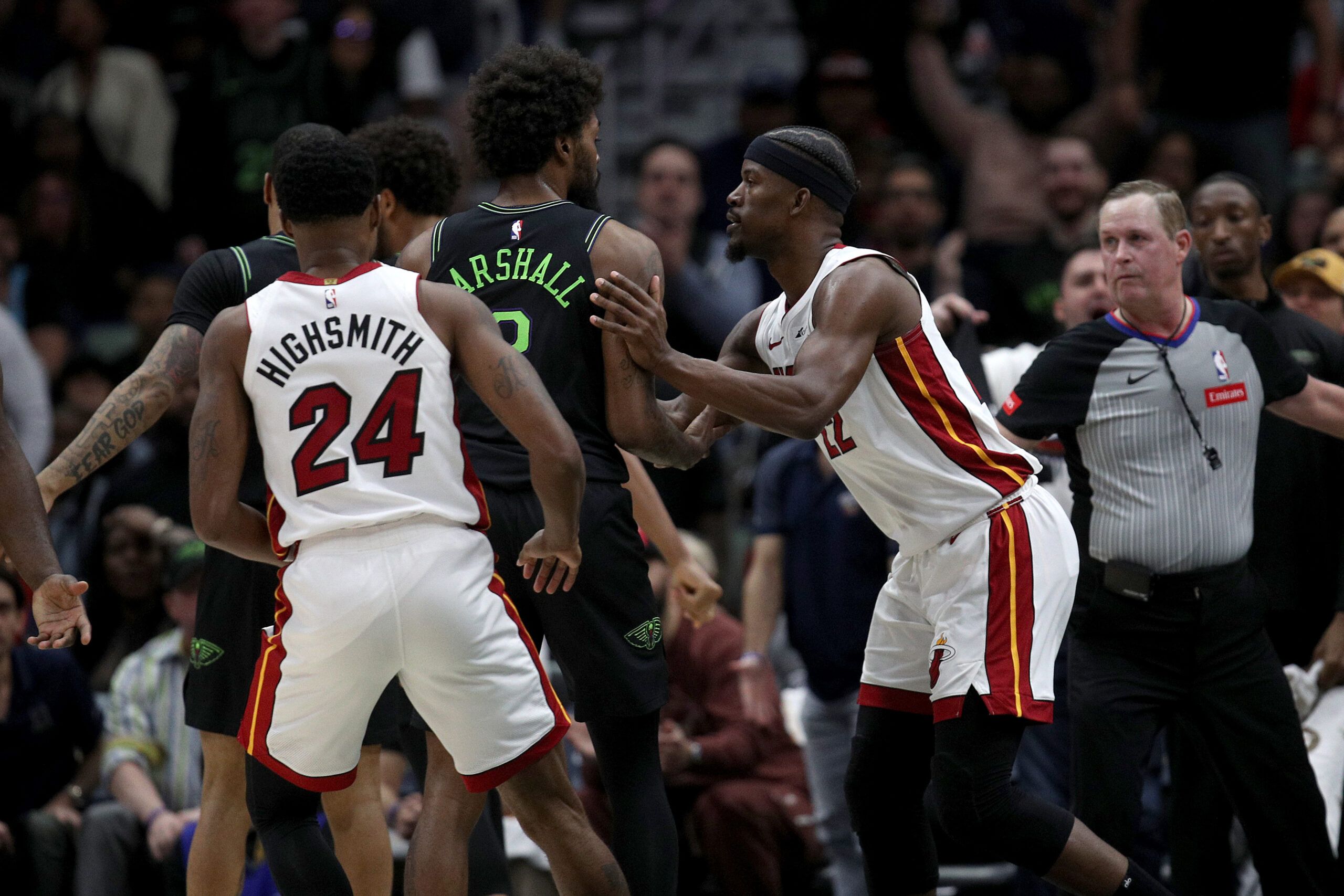 Jimmy Butler Ejected After Wild Heat-Pelicans Brawl, Fans Invoke ...