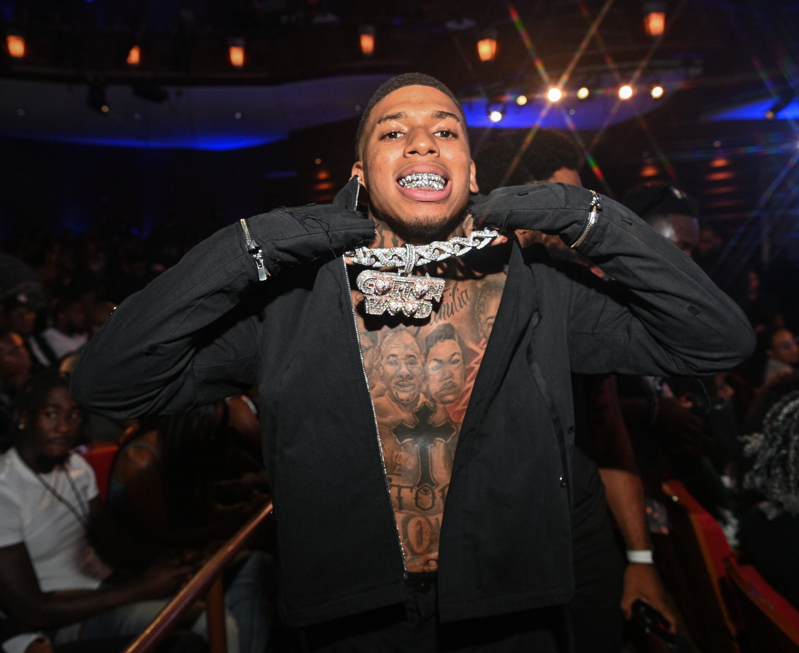 NLE Choppa Debuts Chrisean Rock Face Tattoo