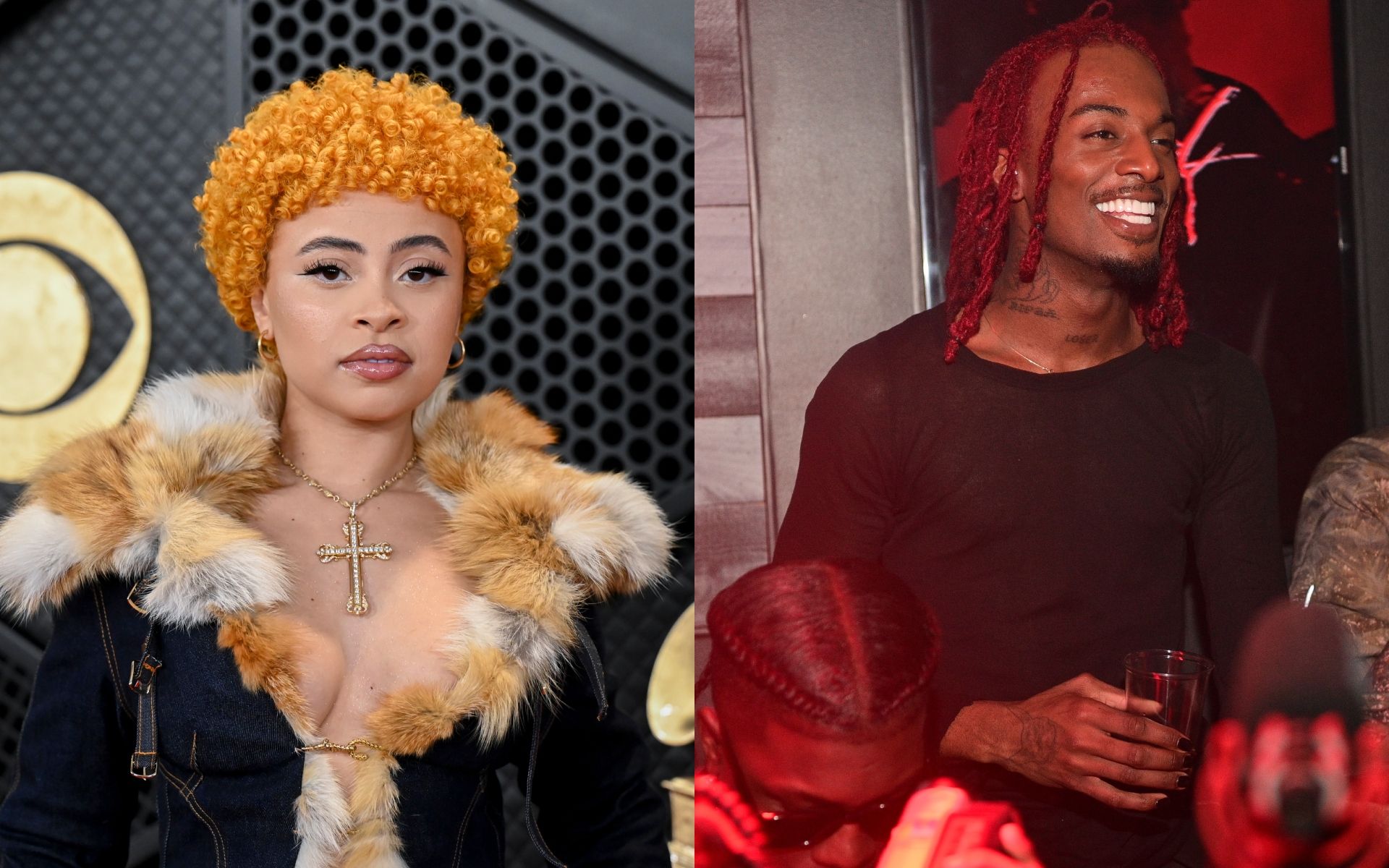 Ice Spice's "Devilish" Pink Upside-Down Cross Chain Was A Gift From ...