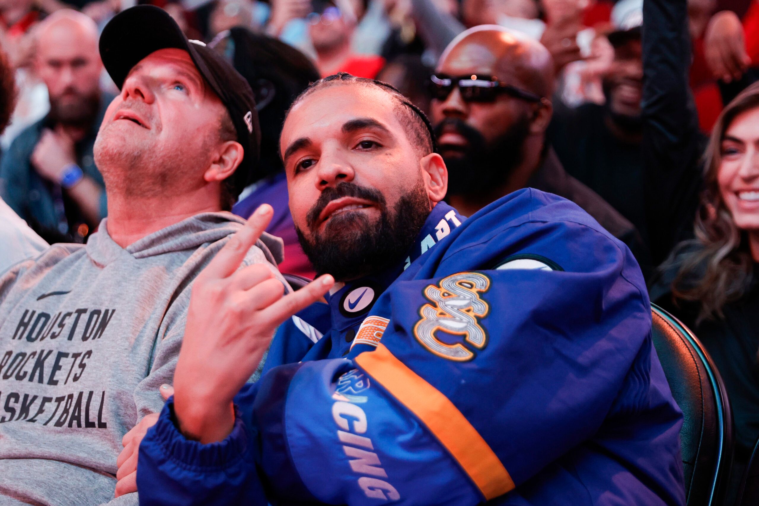 Drake Joins Houston For Selection Sunday, Worrying Fans About His Curse