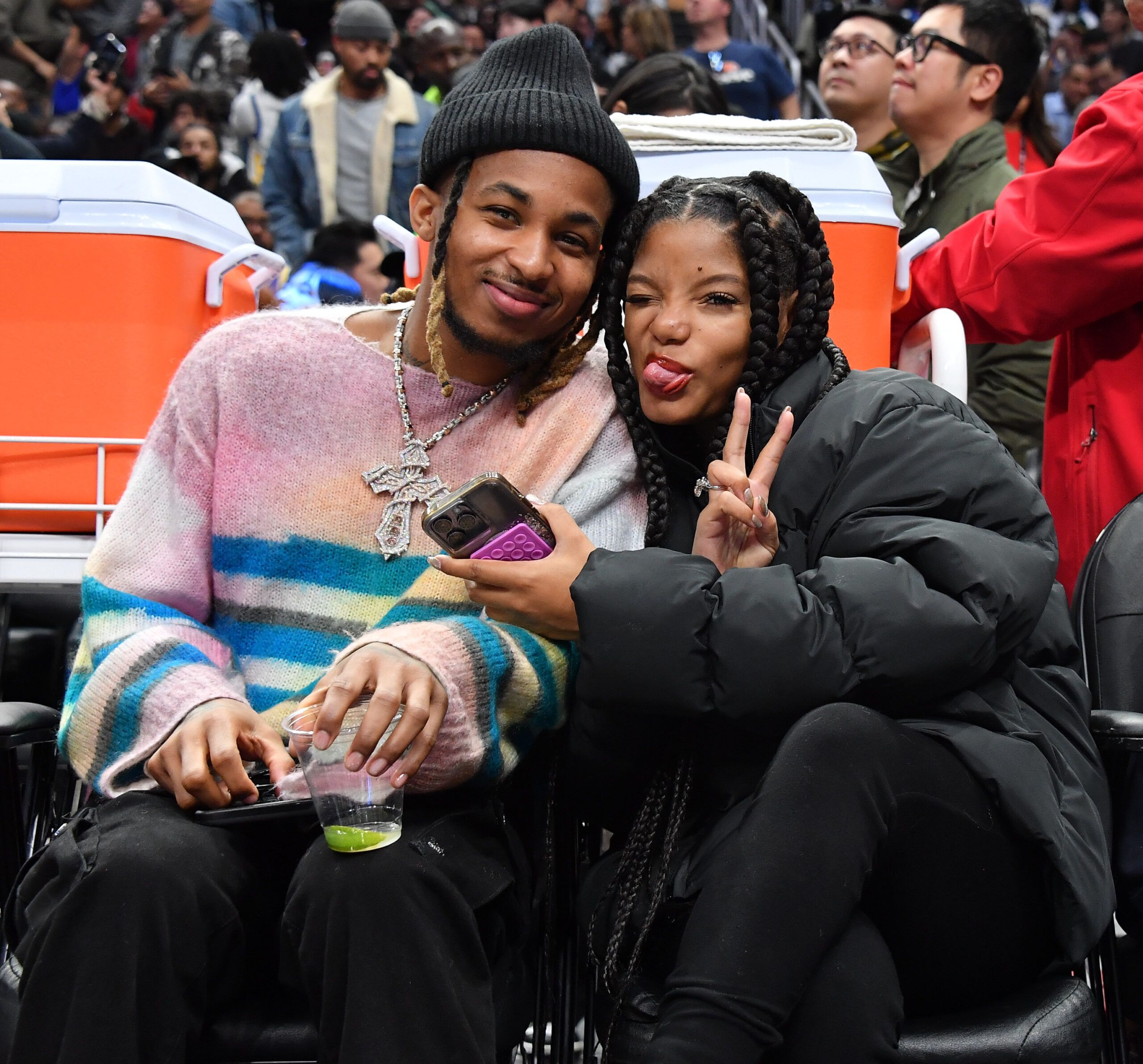 Halle Bailey & DDG Scream With Delight Over Baby Halo's First Words