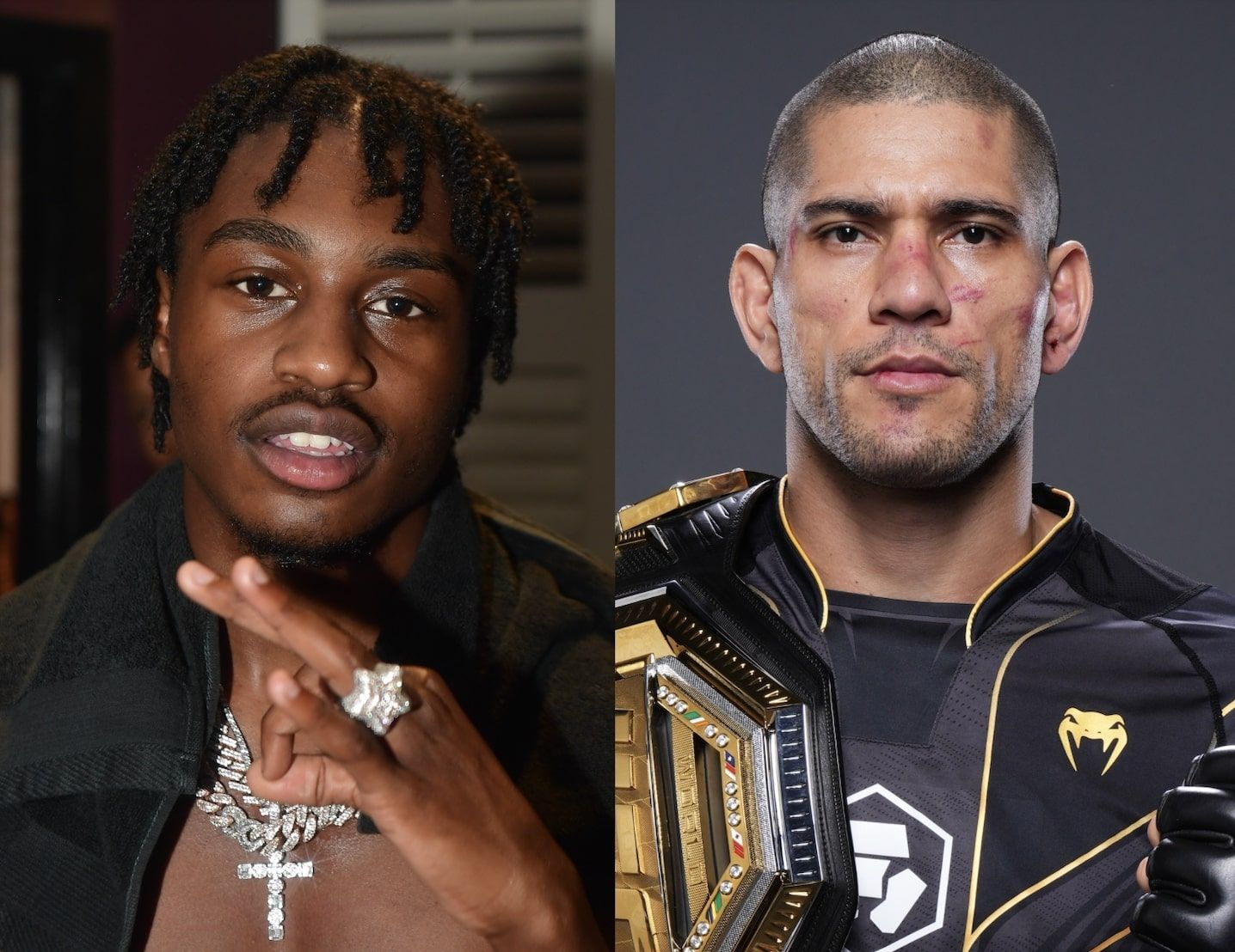 Lil Tjay & Alex Pereira Spar, Rapper Knocks Down UFC Champion: Watch