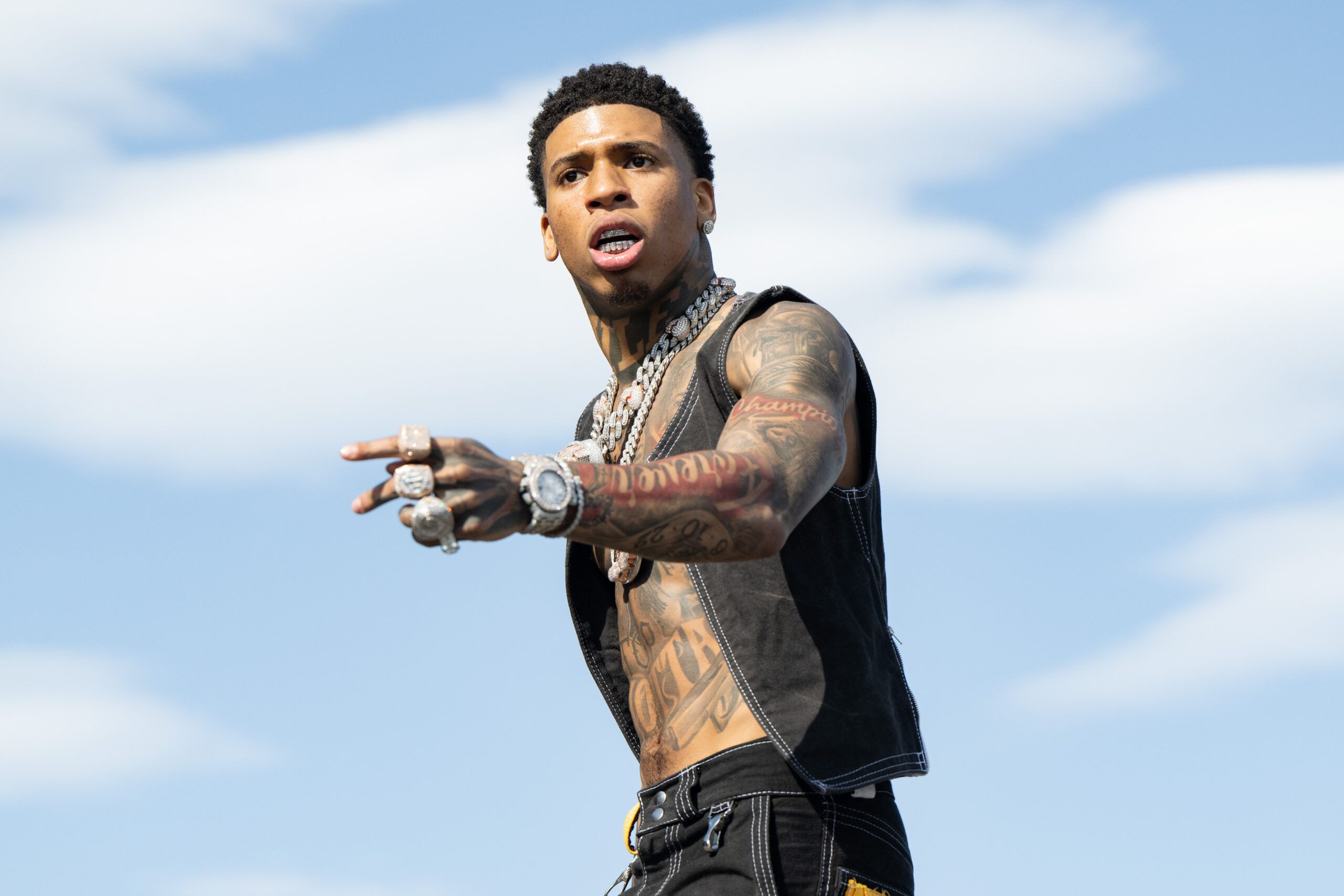 NLE Choppa Dupes Fans With Surprising Kissing Photo