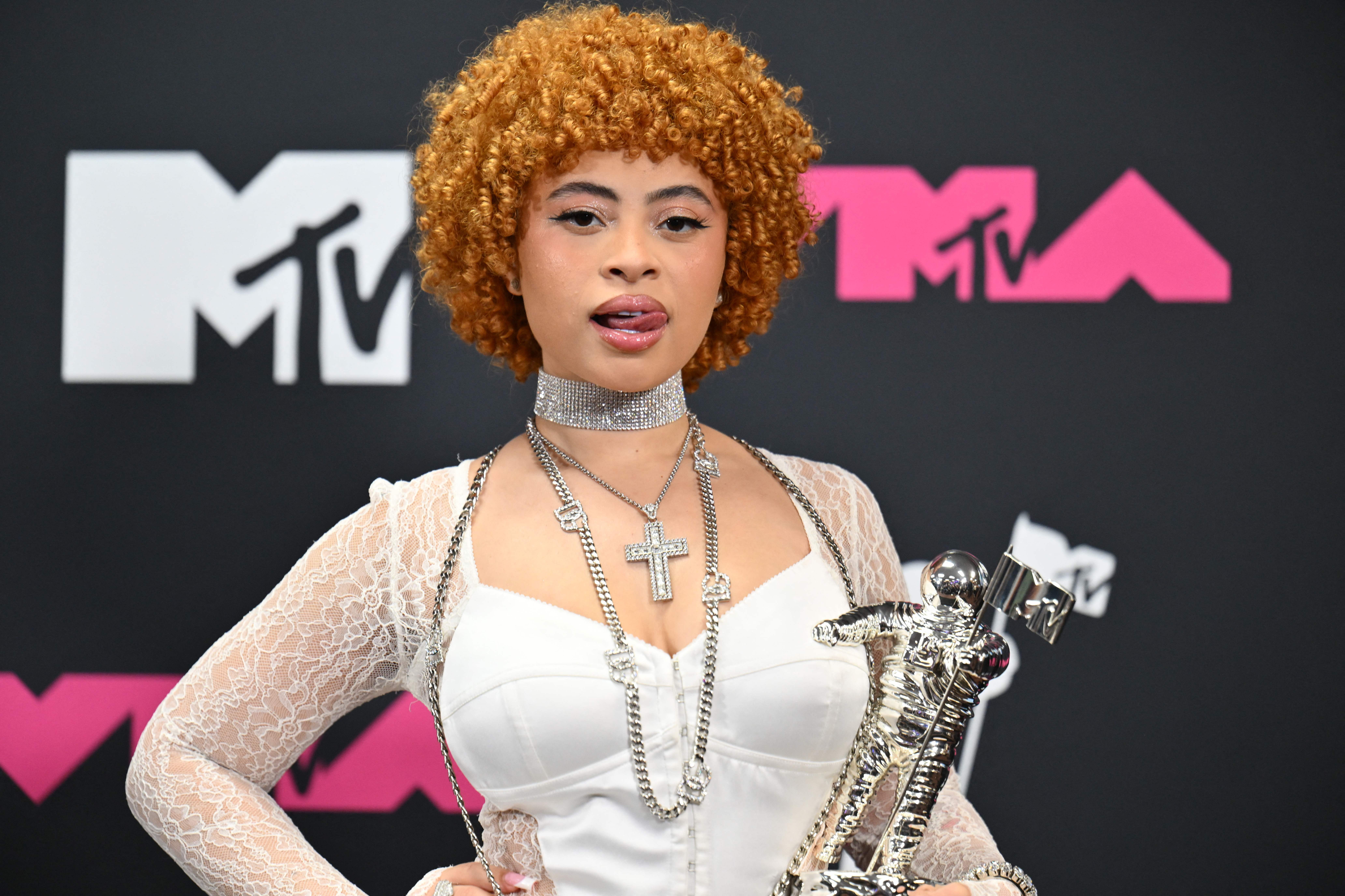 Ice Spice Shows Off Stunning Nearly-Topless Look From The iHeartRadio ...