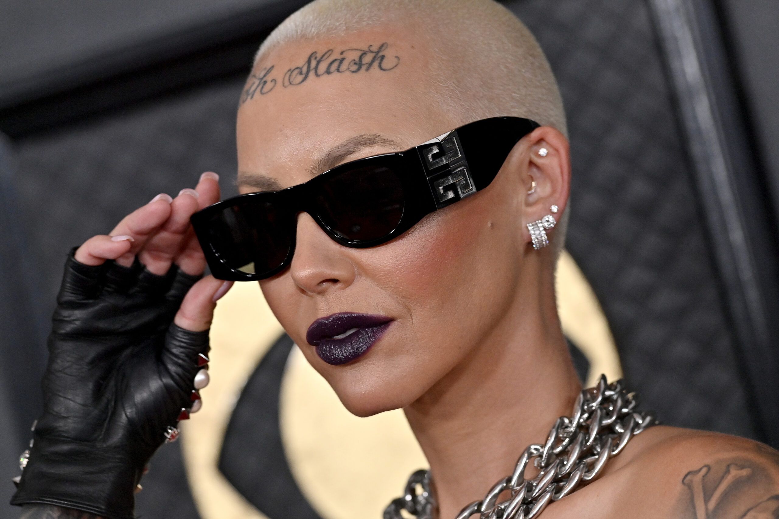 Amber Rose Goes Full MAGA With Ridiculous Gold Donald Trump Chain