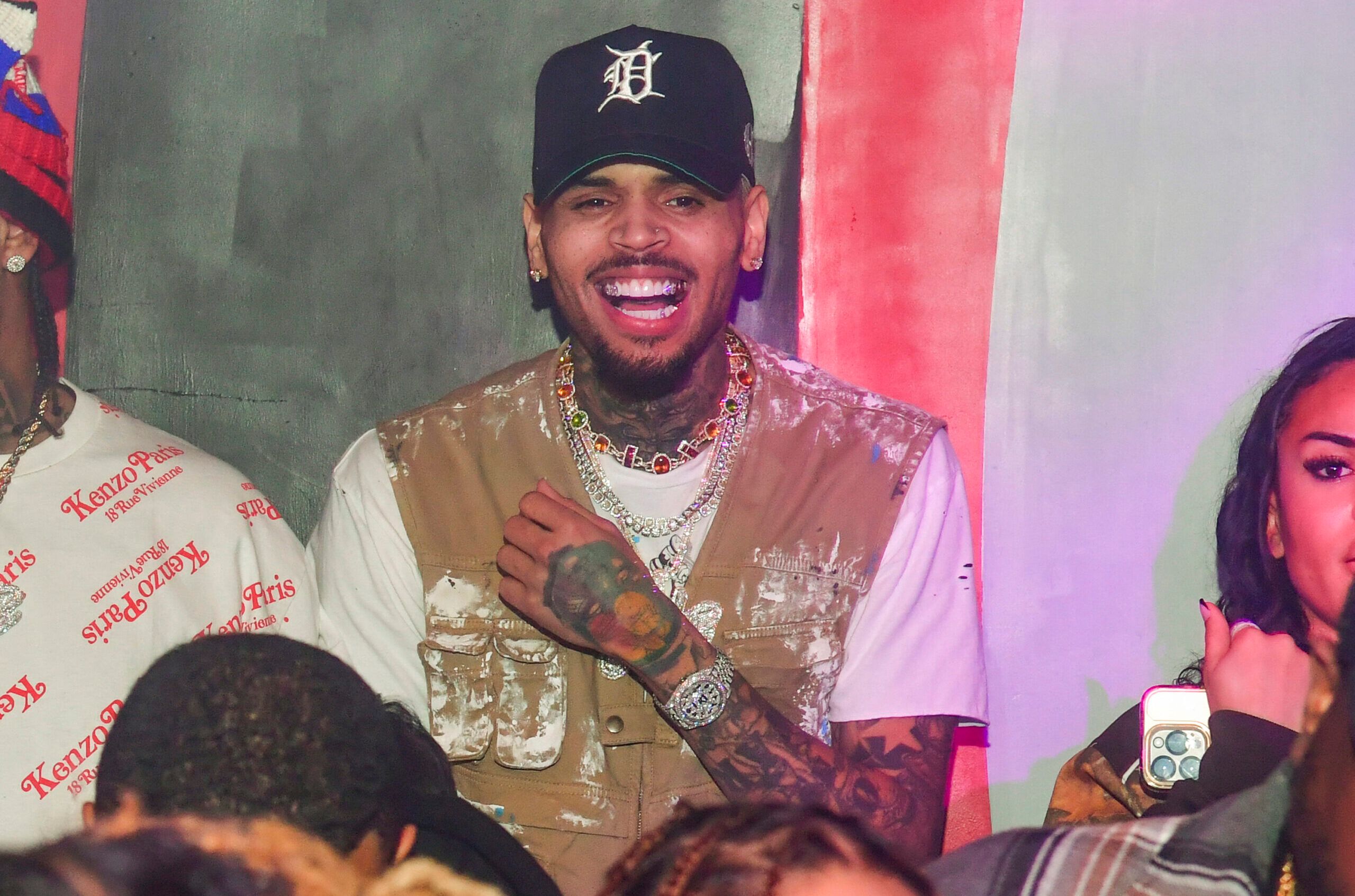 Chris Brown Proposes To A Fan During Meet & Greet
