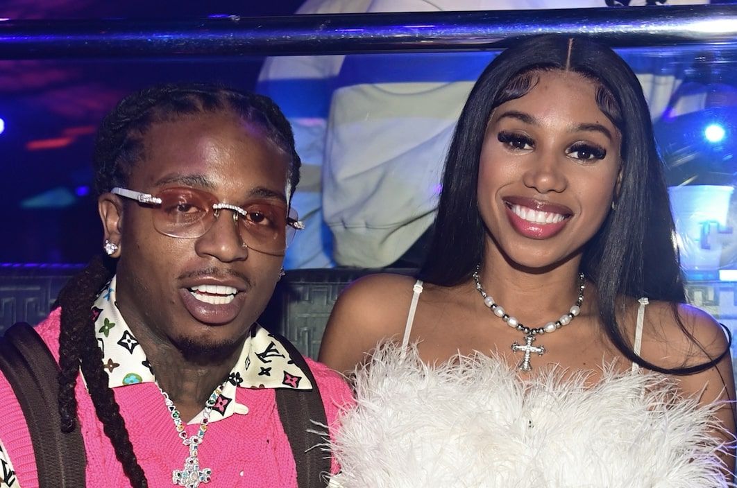 Jacquees Proposes To Deiondra Sanders At Their Baby Shower