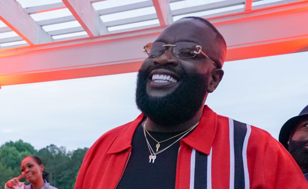 Rick Ross Seems Happy & Carefree Following Vancouver Fight With Drake Fans