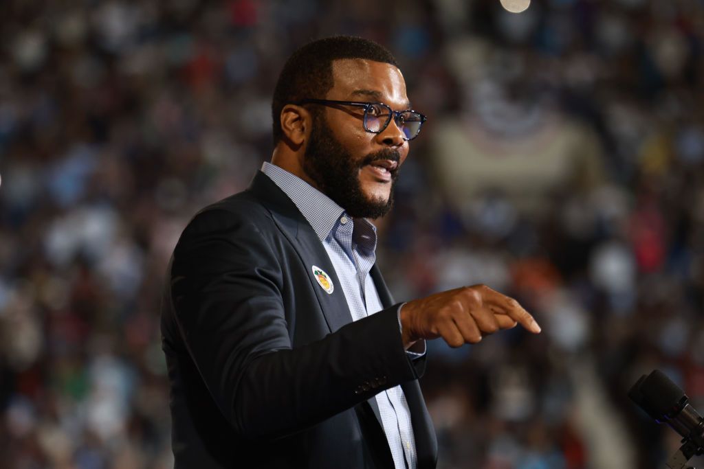 Tyler Perry Offers Endorsement Of Kamala Harris During Atlanta Rally