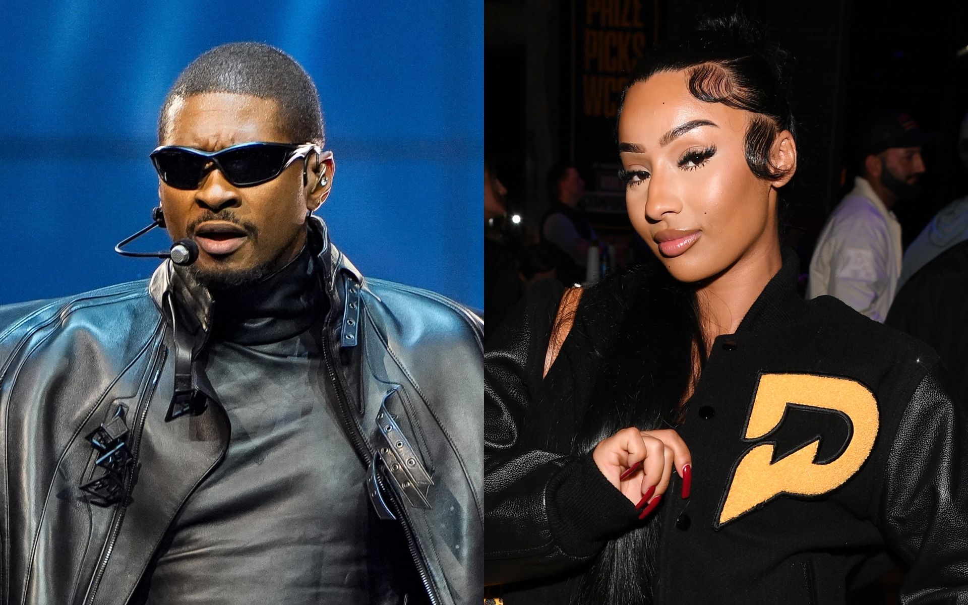 Usher Has Priceless Reaction After Rubi Rose & Her Friend Share A ...