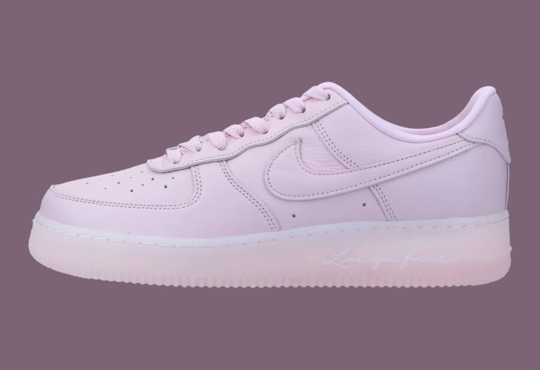 New Images Of The NOCTA x Nike Air Force 1 Low “Pink Foam” Surface