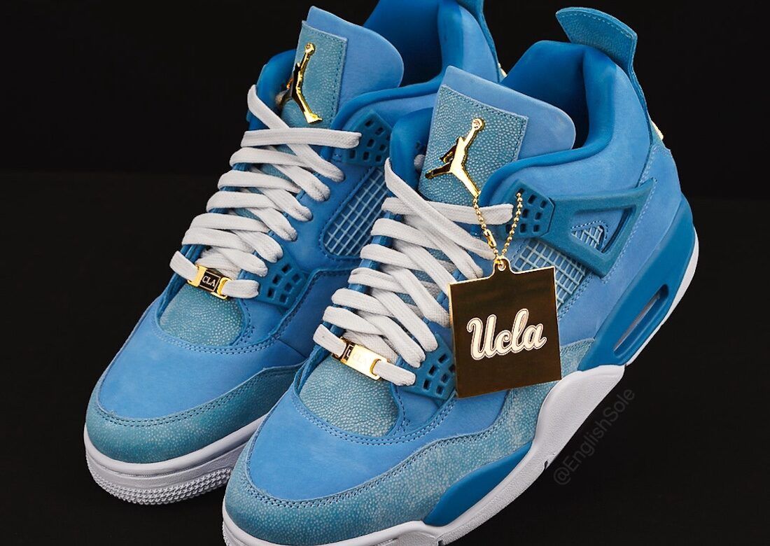 Air Jordan 4 "UCLA Bruins" PE Shines In Bold Blue And Gold
