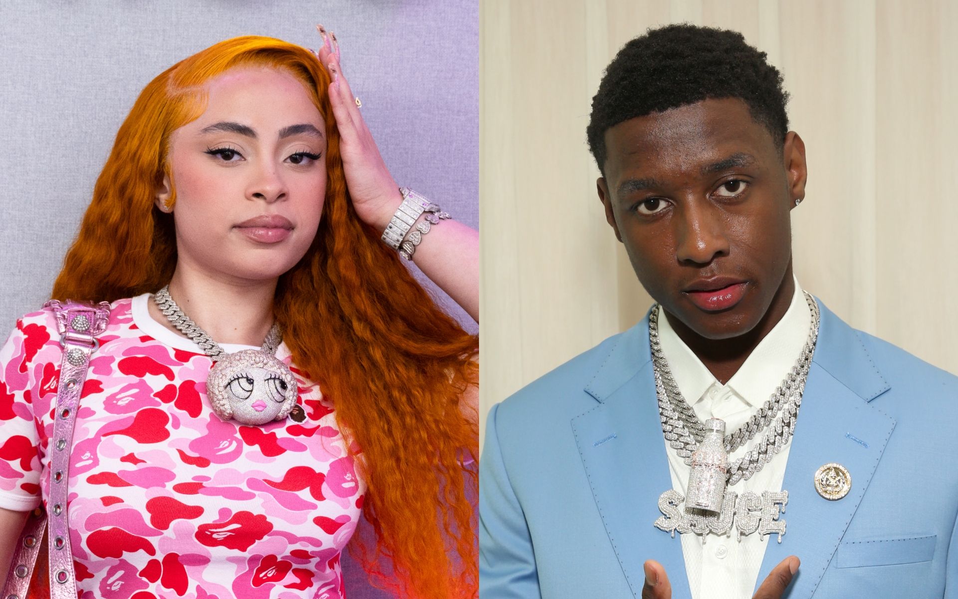 Ice Spice & Sauce Gardner Share Cringeworthy Moment On Kiss Cam