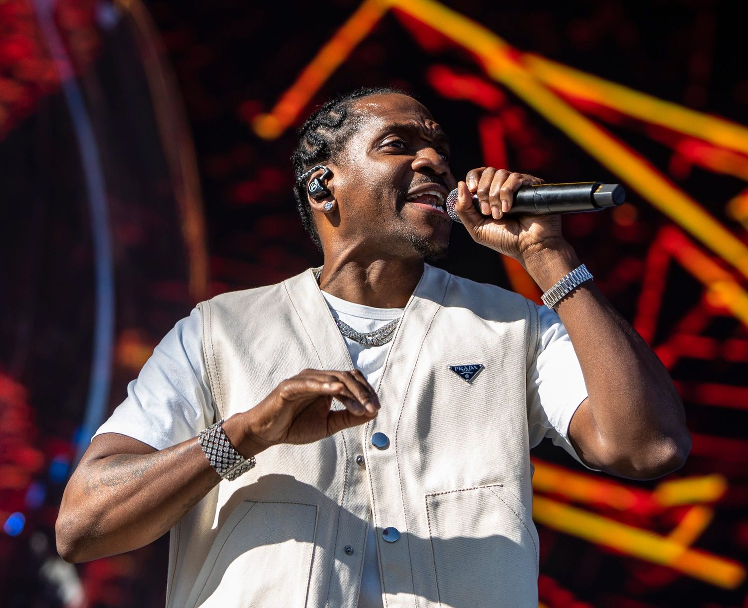 Pusha T Makes His Presence Felt At Kendrick Lamar Concert