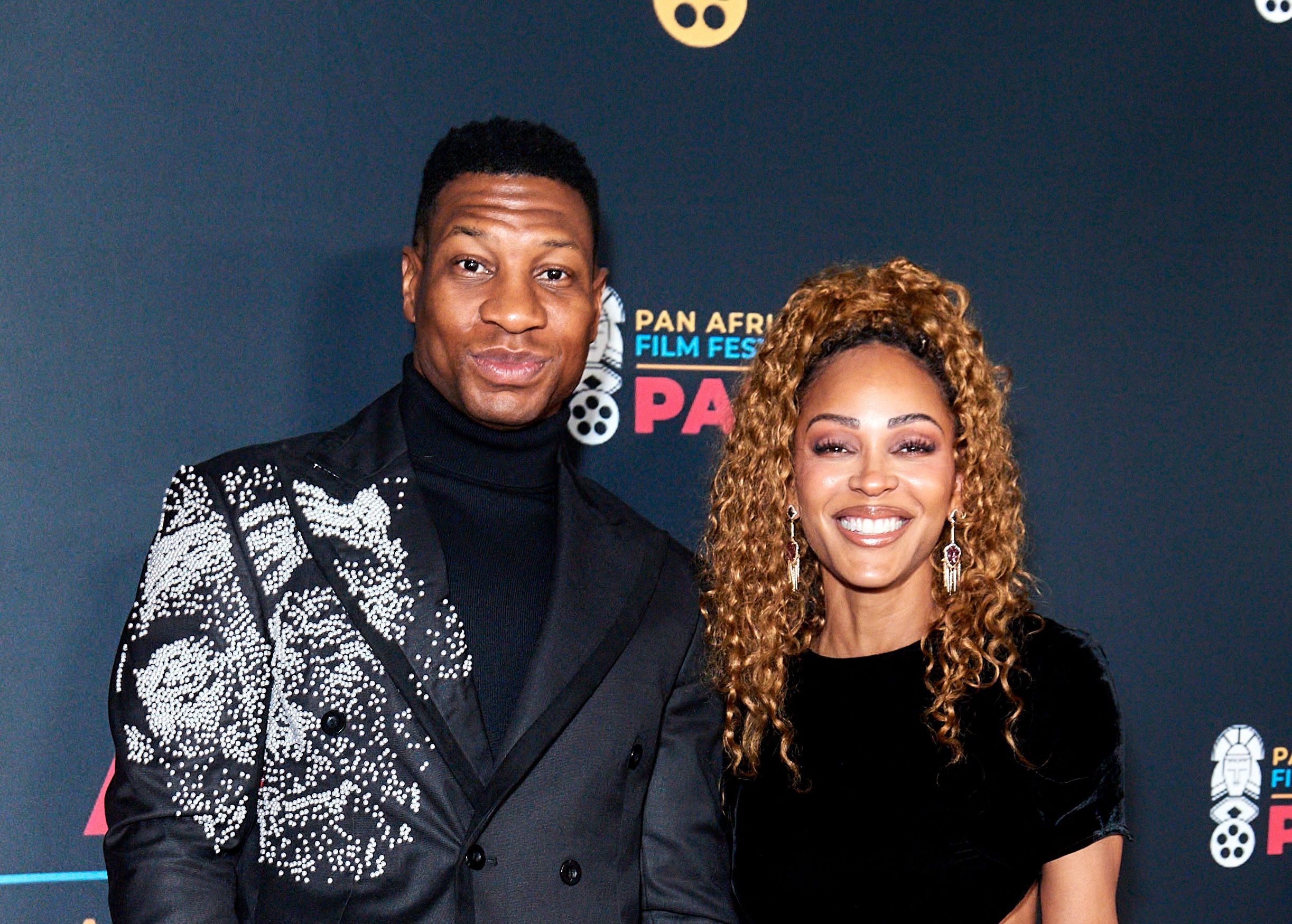 Jonathan Majors Checks Fan Requesting Meagan Good’s Number
