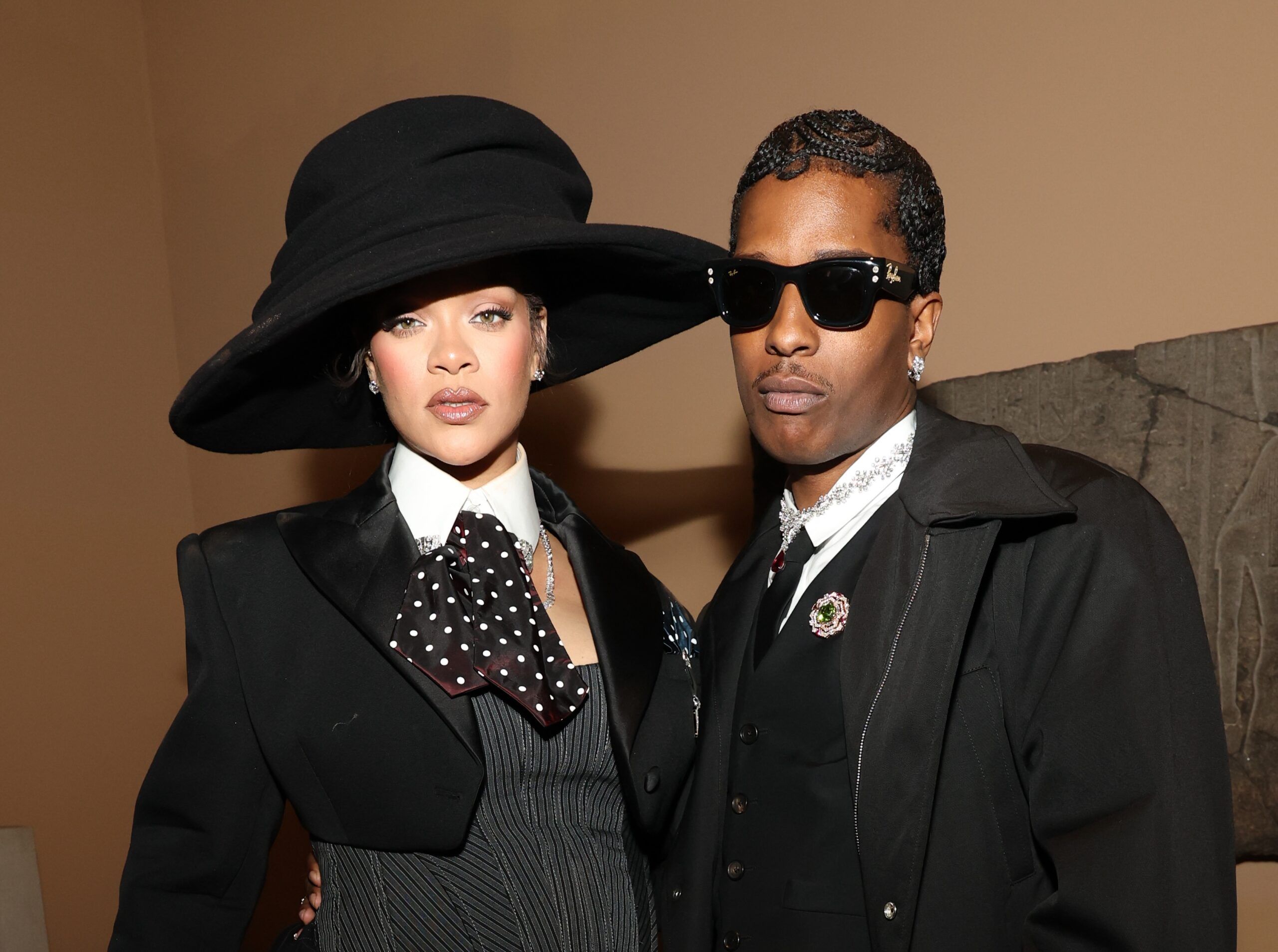 Rihanna & ASAP Rocky Honor Her Late Father At Funeral