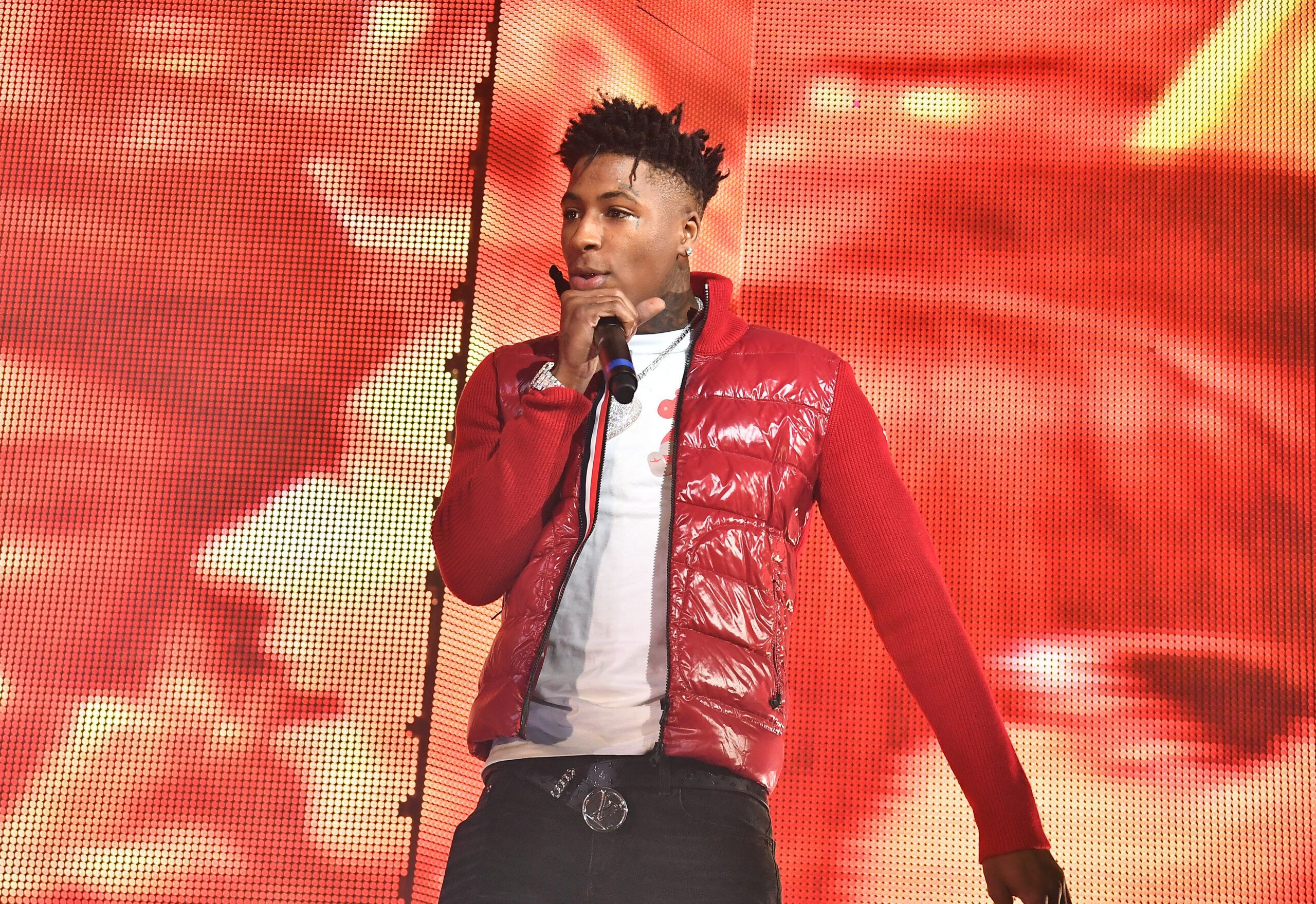 NBA YoungBoy Tosses Cash Into Horde Of Fans Ahead Of Tour