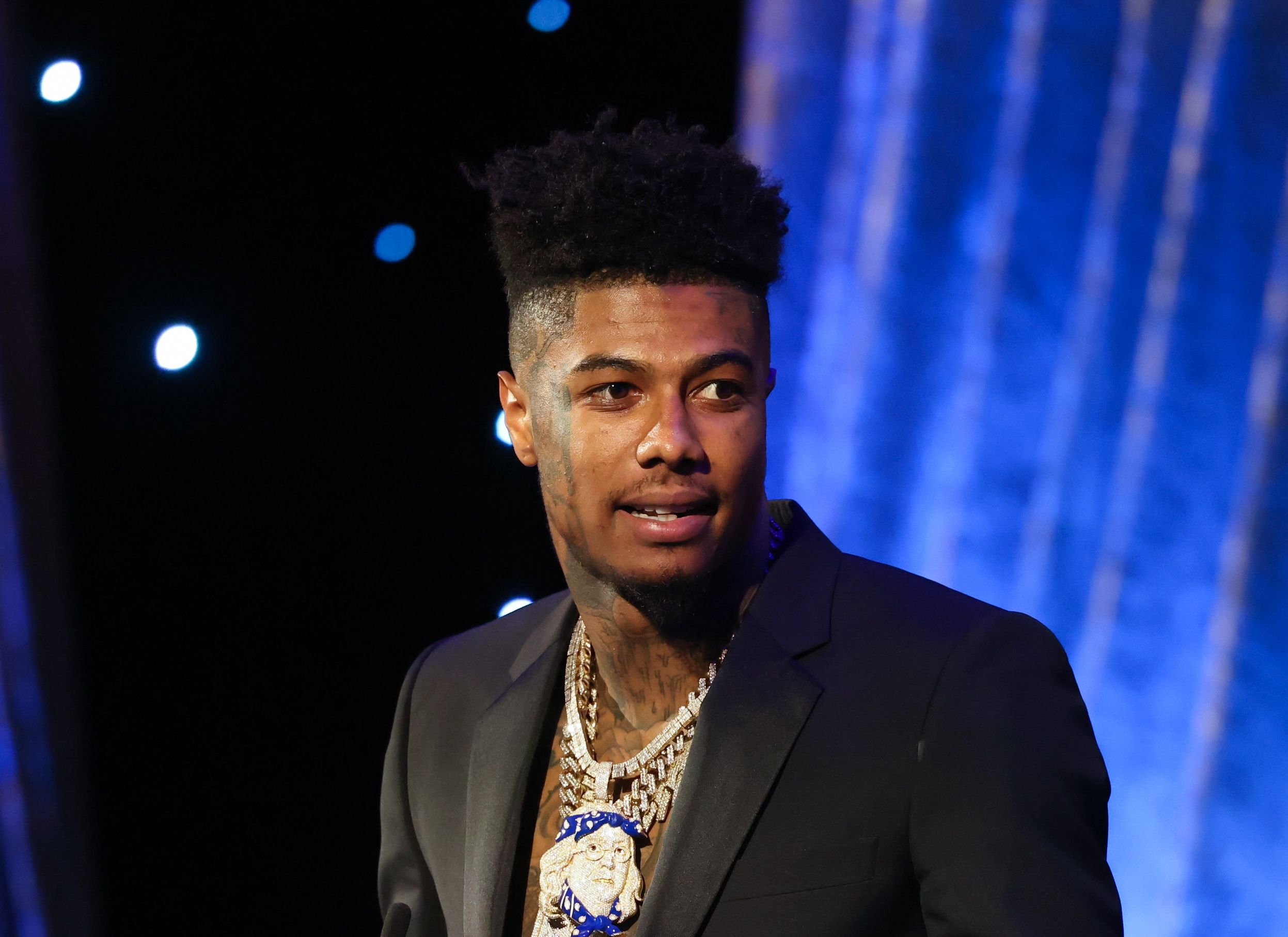 Blueface Roasted Over Wild Dance Moves At Post-Prison Show