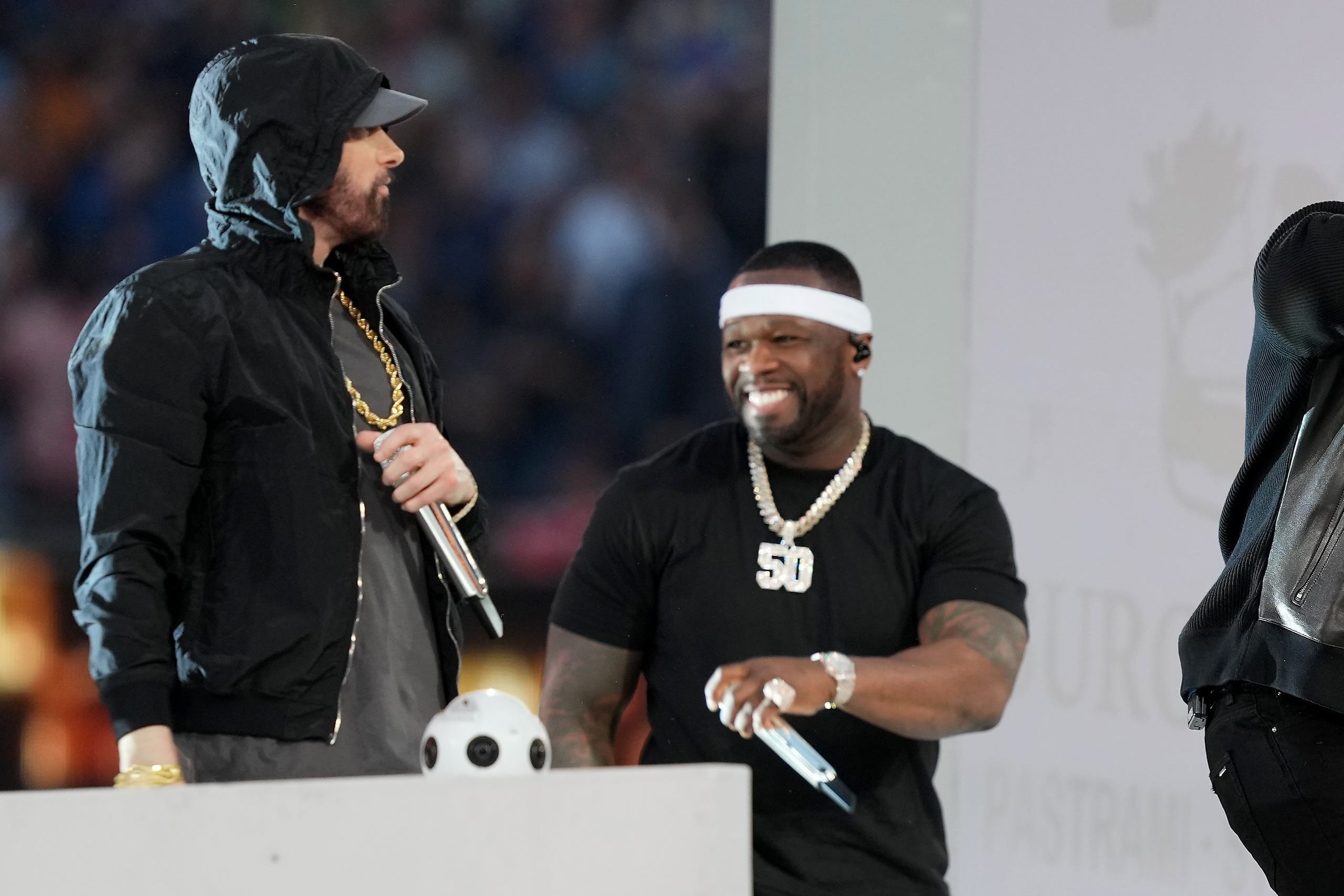 50 Cent Wants Eminem To Make New Music For "Street Fighter" Soundtrack
