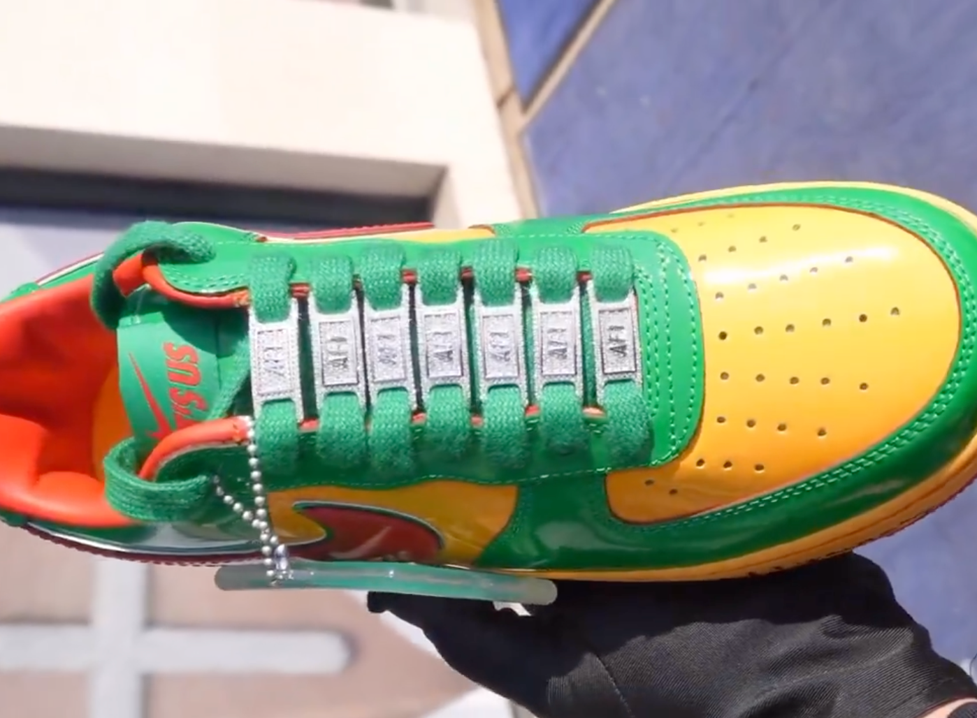 Icebox Jewelers Ices Out Lil Yachty's Nike Air Force 1 Lace Dubraes