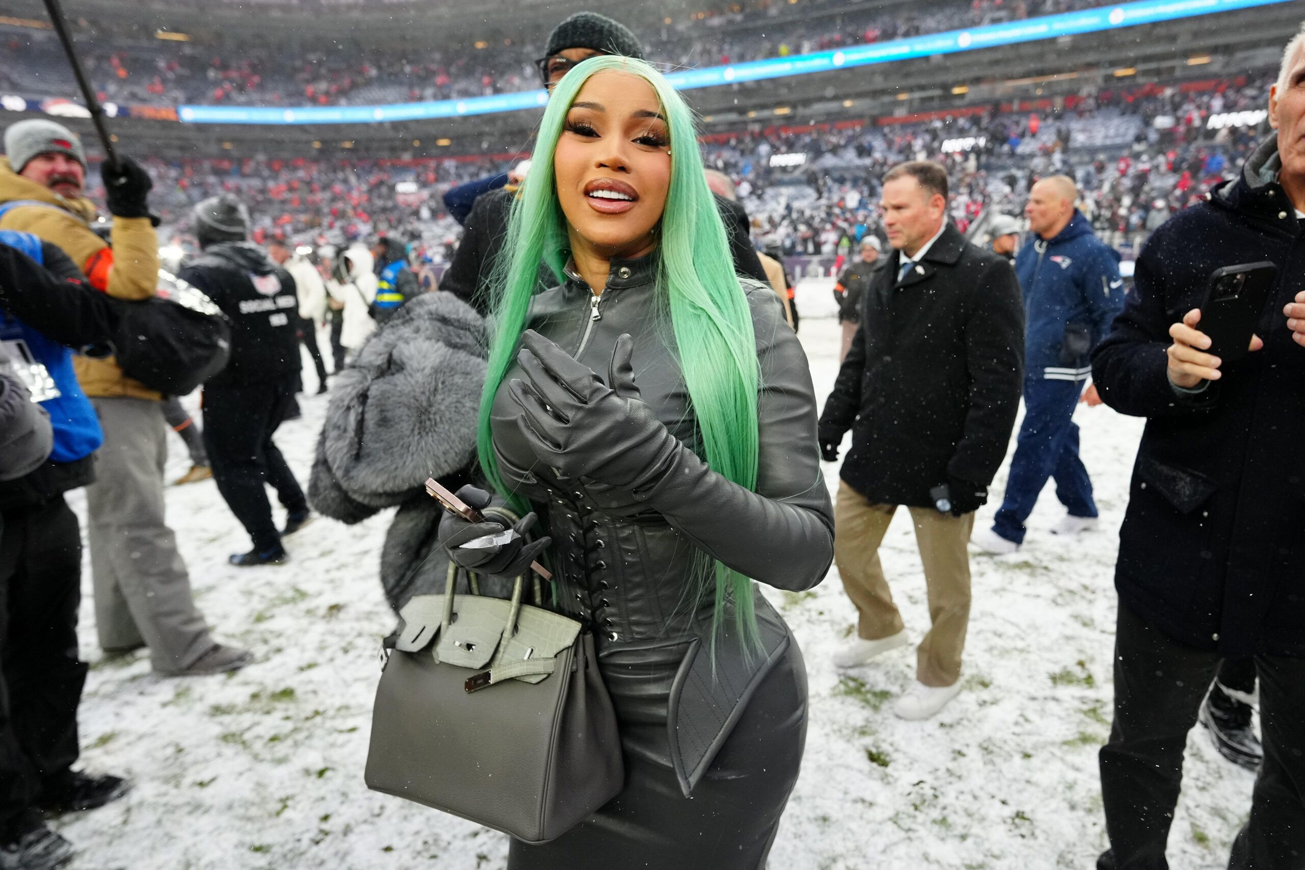 Cardi B Calls Four-Year-Old Girl A "B*tch" Over Her Patriots Pick