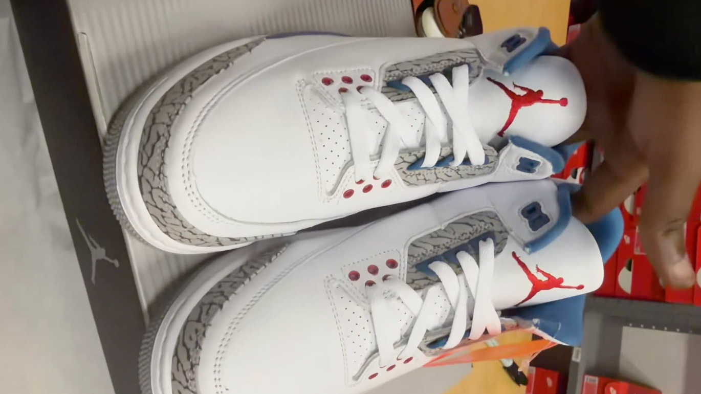 An Early Unboxing of the Air Jordan 3 "True Blue" Shows Up Before July Drop