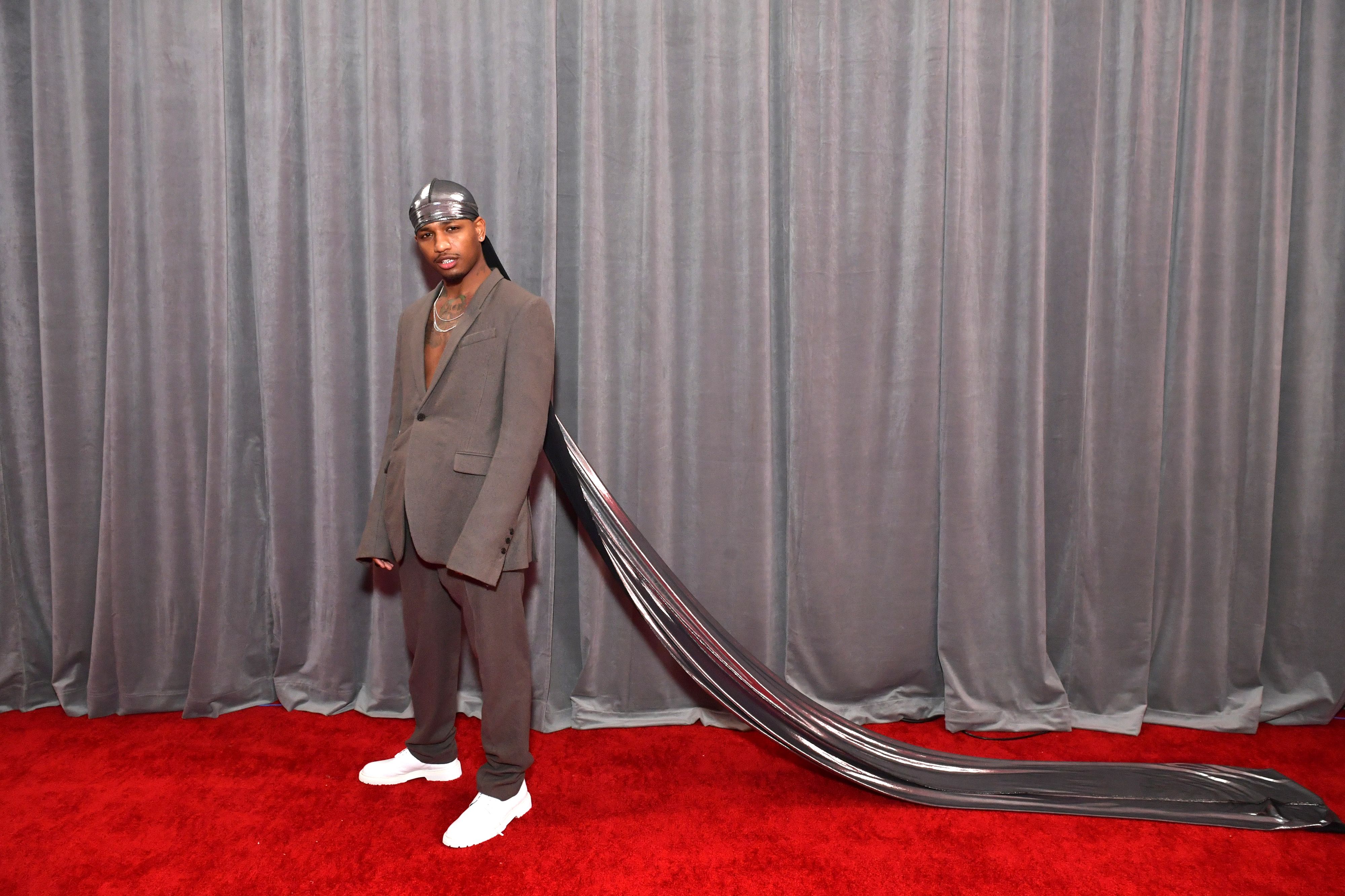 Guapdad 4000 Rocked A 10-Foot Long Durag To The Grammys