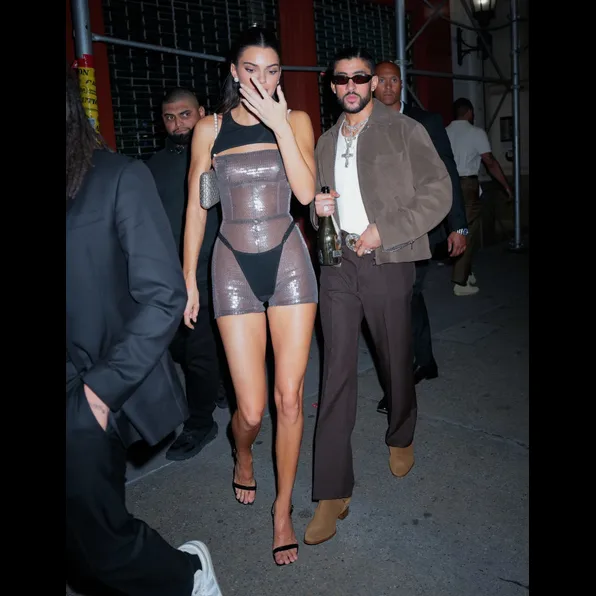 Kendall Jenner & Bad Bunny Attend Met Gala Afterparty Together