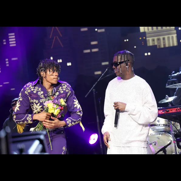 Teezo Touchdown Meets Up With Lil Flip After Travis Scott Concert