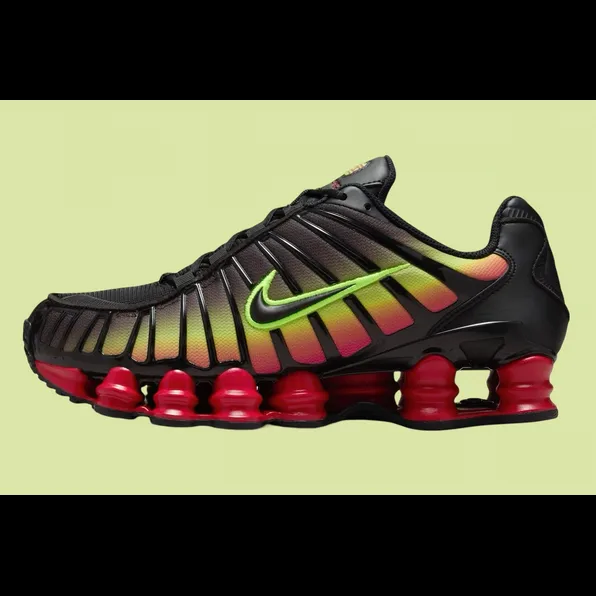 Nike Shox TL “Volt/Fire Red” Officially Unveiled