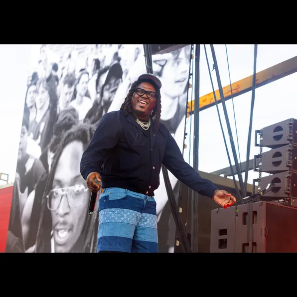 Lucki Slams Live Nation During "The Gemini Tour" Concert