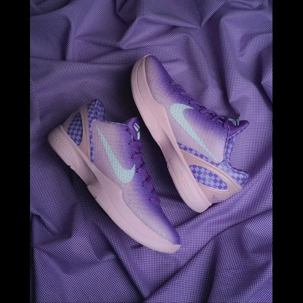 Vanessa Bryant Unveils The Kobe 6 Protro “Purple Checkerboard” PE