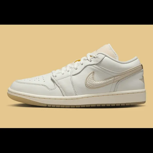 "Metallic Team Gold" Shines On New Air Jordan 1 Low