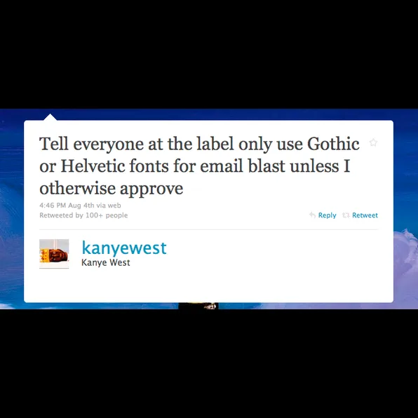 Kanye West's 25 Best Tweets