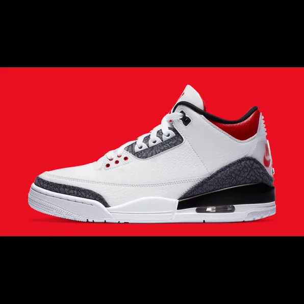 Air Jordan 3 "Denim Fire Red" Officially Revealed: Release Info