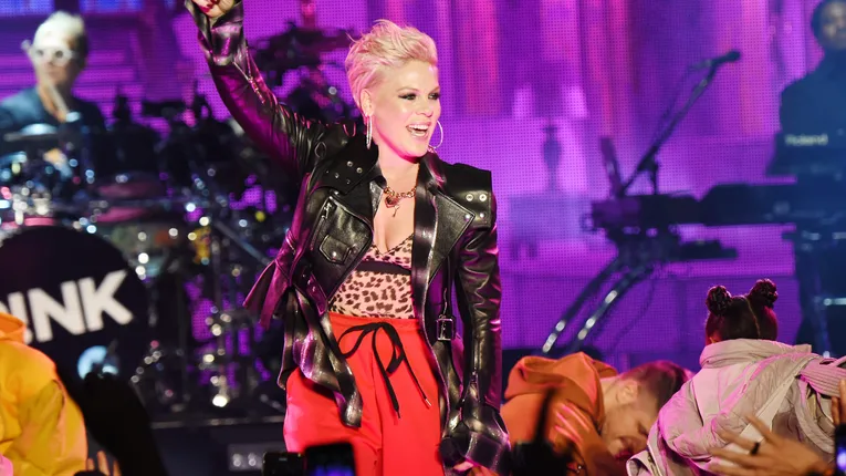 Pink Fan Throws Mother's Ashes On Stage: 