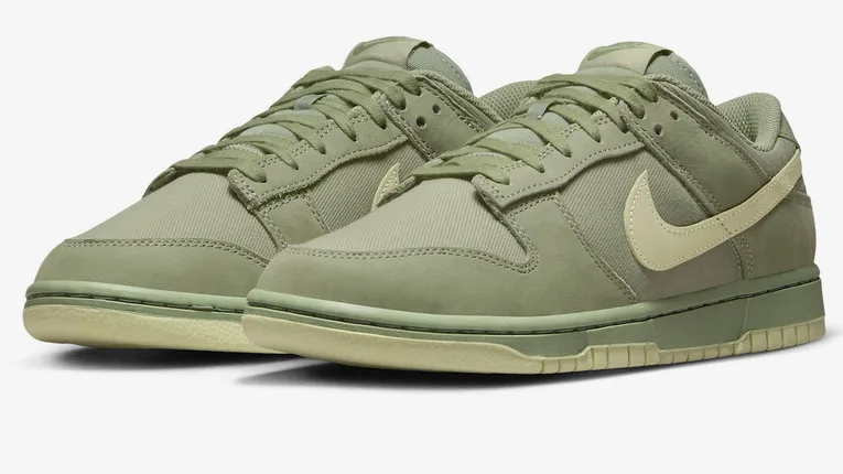 Nike Dunk Low Premium “Oil Green” Official Photos