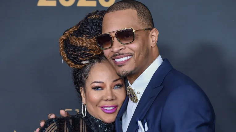 TI Mortifies Son King Harris With Lewd Comments About Wife Tiny