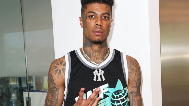 Blueface Gets Closer To Hazel-E & Alleged Side Chick At Music Video Shoot